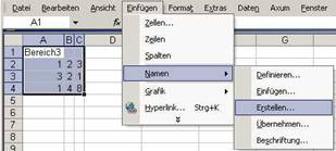 Grundlagen in EXCEL